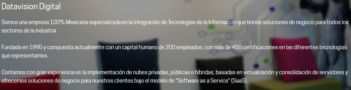 Datavision Digital S.A. de C.V. (Datavision Digital S.A. de C.V.) EN ...